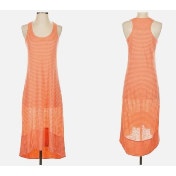 Eileen Fisher | Dresses | Eileen Fisher Striped Linen Maxi Dress Women ...